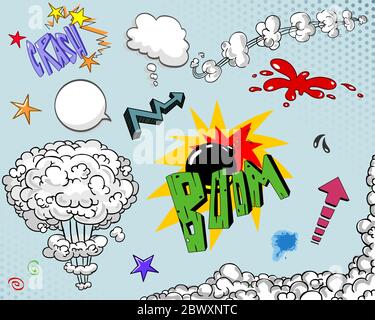 cartoon mushroom with speech bubble Stock Vector Image & Art - Alamy