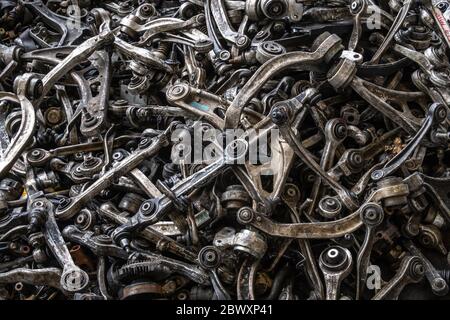 scrap aluminium car part for recycing Stock Photo - Alamy