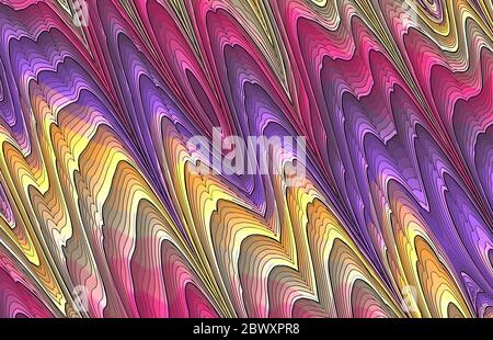 colorful trippy wavy psychodelic pattern Stock Photo - Alamy