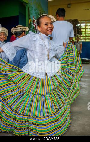 Panamanian School children. Panama City, Republic of Panama, Central ...