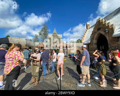 Universal Studios Theme Park, Hagrids Motorcycle and sidecar, Harry ...