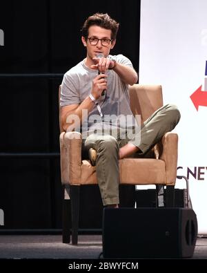 Jacob Soboroff onstage at Politicon 2018 at the LA convention Center on ...