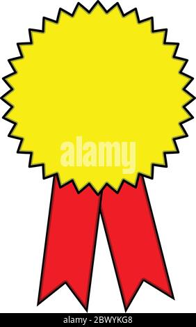 Award ribbon blank Stock Vector Image & Art - Alamy