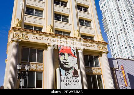 Historic Dade-Commonwealth Building, Miami, Florida, USA Stock Photo ...