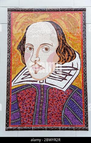 Tile Mosaic Shakespeare Center Loch Haven Park Orlando Florida USA ...