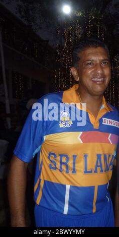 Former Sri Lanka cricketer and 1996 world cup winner, Romesh ...