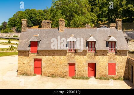 Vannes, old wash house in the ramparts garden, in the center Stock ...