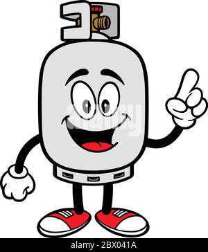 Natural Gas Talking- A Cartoon Illustration of a Natural Gas Flame ...