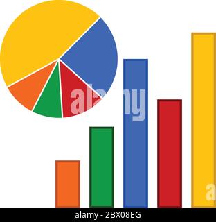 pie chart report Stock Vector Image & Art - Alamy