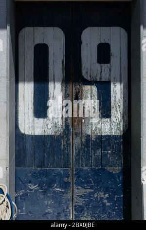 Door number nine Stock Photo - Alamy