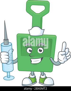 Nurse shovel character cartoon style Stock Vector Image & Art - Alamy