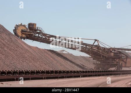 SNIM(NATIONAL MINING AND INDUSTRIAL COMPANY) IN MAURITANIA Stock Photo ...