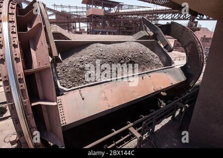 SNIM(NATIONAL MINING AND INDUSTRIAL COMPANY) IN MAURITANIA Stock Photo ...