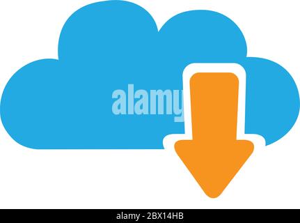 Upload icon. Cloud Download icon Stock Vector Image & Art - Alamy
