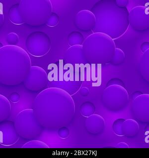 Abstract seamless pattern or background of holes and circles with ...