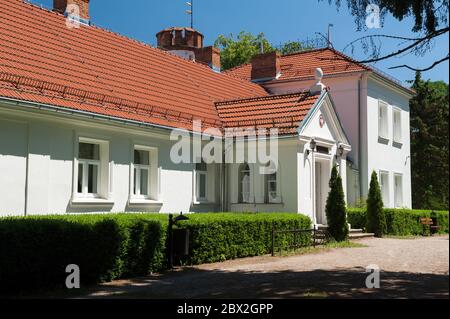 Narew National Park headquarters in Kurowo, Podlaskie Voivodeship, in ...