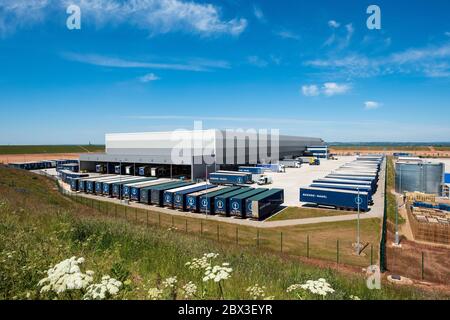 New modern logistics hub example Stock Photo - Alamy