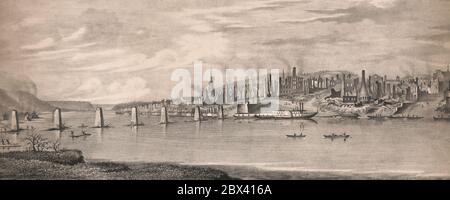Great fire at Pittsburgh. Pennsylvania 1845. The Illustrated London ...