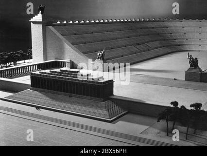 Model of the 'German Stadium' on the Nazi Party Rally Grounds, 1938 ...
