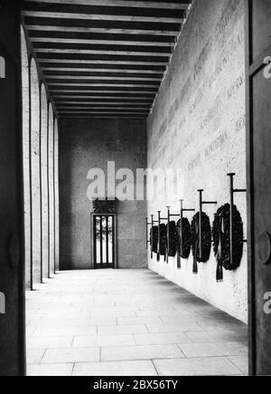 Ehrenhalle or hall of honour, Nazi party rally grounds, Nuremberg ...