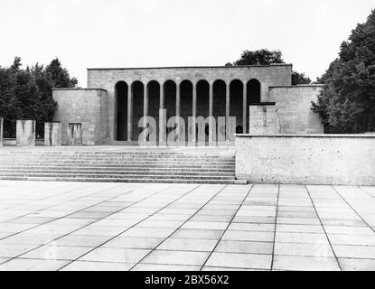 Ehrenhalle or hall of honour, Nazi party rally grounds, Nuremberg ...