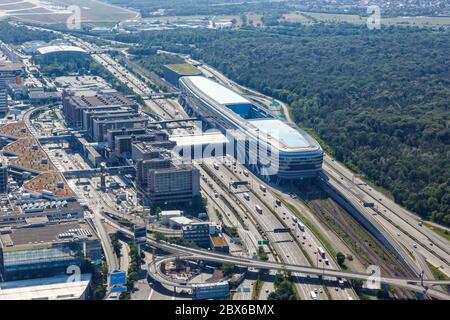 AIRail Terminal at Frankfurt Airport, Frankfurt, Hesse Germany Stock ...