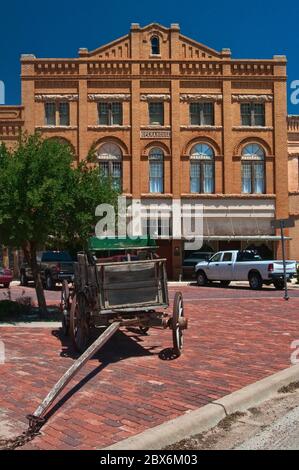Opera House, built in 1907, Anson, Panhandle Plains region, Texas, USA ...