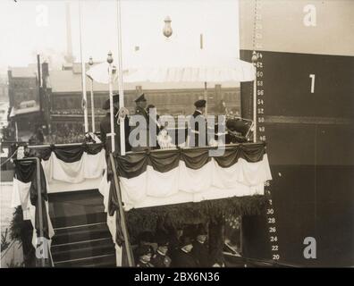 Ship 'Adolf Hitler', 1933 Stock Photo - Alamy