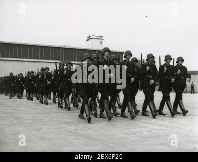 SS honor formation Heinrich Hoffmann Photographs 1933 Adolf Hitler's ...