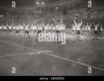 Hitler in the Berlin Sports Palace, 1938 Stock Photo - Alamy