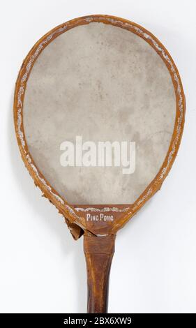 Vintage Ping Pong Bat - Made by Jaques Stock Photo - Alamy