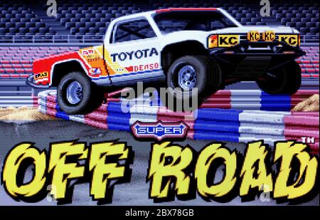 Super Off Road - SNES Super Nintendo - Editorial use only Stock Photo ...
