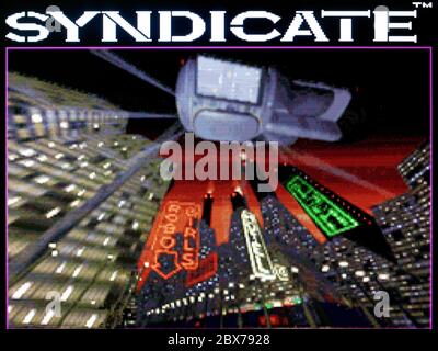 Syndicate - SNES Super Nintendo - Editorial use only Stock Photo - Alamy
