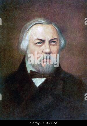 Mikhail Glinka (1804-1857), Russian Composer, Portrait Stock Photo - Alamy