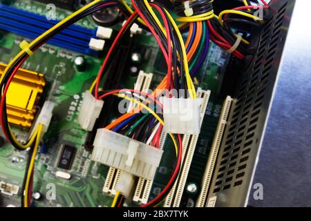 Computer Motherboard IDE Connector Stock Photo - Alamy