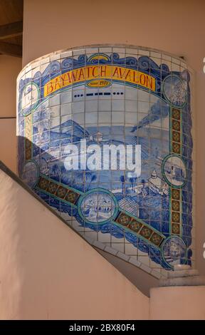 Baywatch Avalon Lifeguard headquarters Catalina Island CA Stock Photo ...