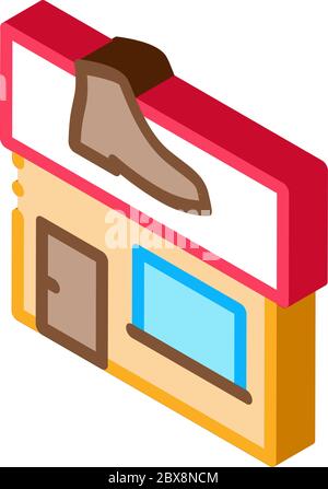 Shoe Repair Build Icon Vector Outline Illustration Stock Vector Image ...