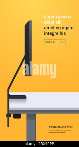 yellow desktop computer tech Stock Vector Image & Art - Alamy