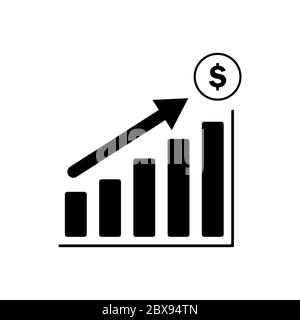 Growing economic symbol. Design template vector Stock Vector Image ...