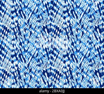 Indigo Blue white watercolor batik blur azulejos tile background ...
