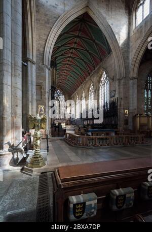 The interior of St Botolph's Church the Anglican parish church of ...