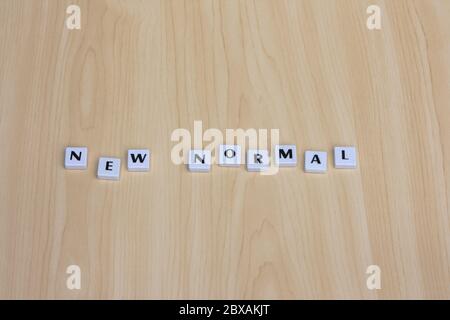NEW NORMAL word. Life after pandemic concept Stock Photo - Alamy