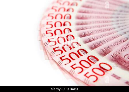 Swedish Krona banknotes (SEK), money, currency of Sweden Stock Photo ...