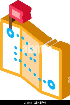 Geodetic equipment vector illustration. Measuring instruments in flat ...