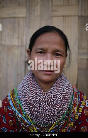 An indigenous village in Bandarban, one of the hill districts located ...