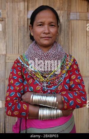 An indigenous village in Bandarban, one of the hill districts located ...