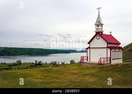 Sacred Heart Church in Lebret, Saskatchewan, Canada Stock Photo - Alamy