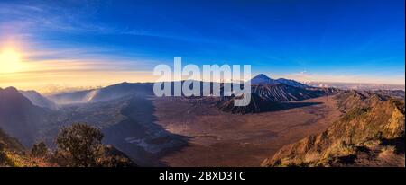 A view of the magnificent Mount Montgo, located in Javea in Spain. It ...