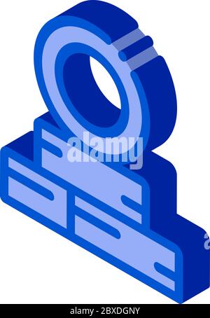 tire repair point icon Vector Glyph Illustration Stock Vector Image ...