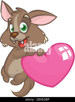 A cartoon illustration of a wolf in love Stock Vector Image & Art - Alamy